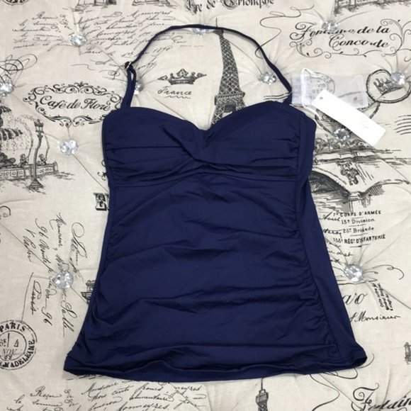 Anne Cole | Swim | Anne Cole Twisted Bandeau Tankini Top | Poshmark